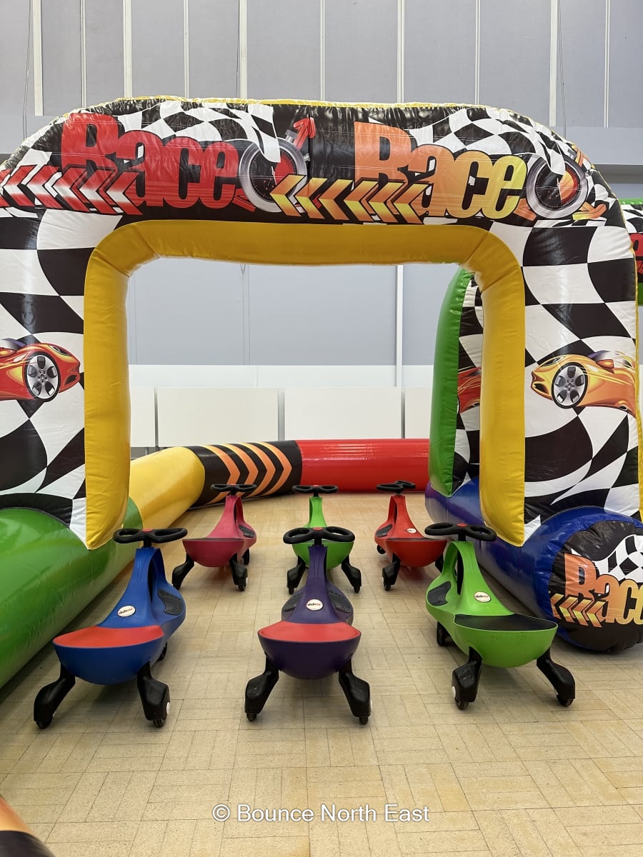 Didicar Race Track with 6 Didcars - Bouncy Castle Hire and Kids Party ...
