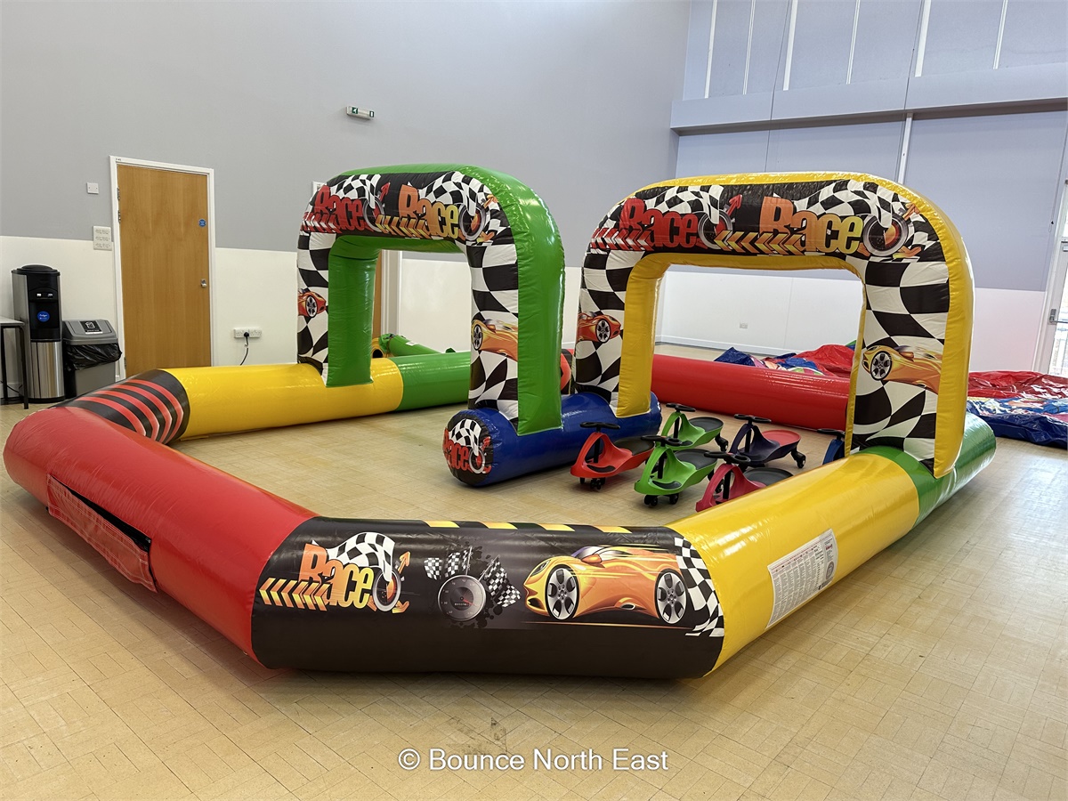 Didicar Race Track with 6 Didcars - Bouncy Castle Hire and Kids Party ...